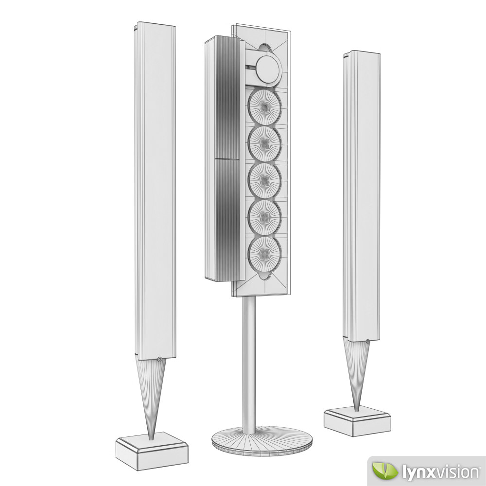 Bang & Olufsen Audio System 3D Model .max .obj .fbx- CGTrader.com