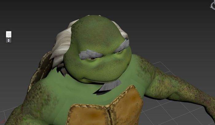 Grandpa Ninja Turtle | CGTrader