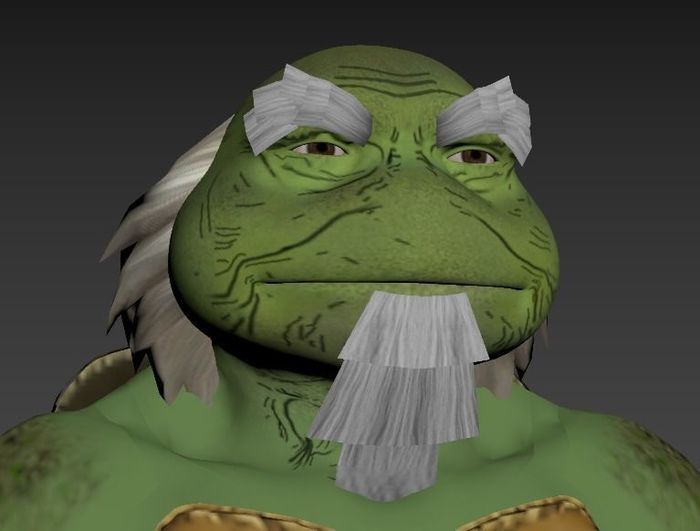 Grandpa Ninja Turtle | CGTrader