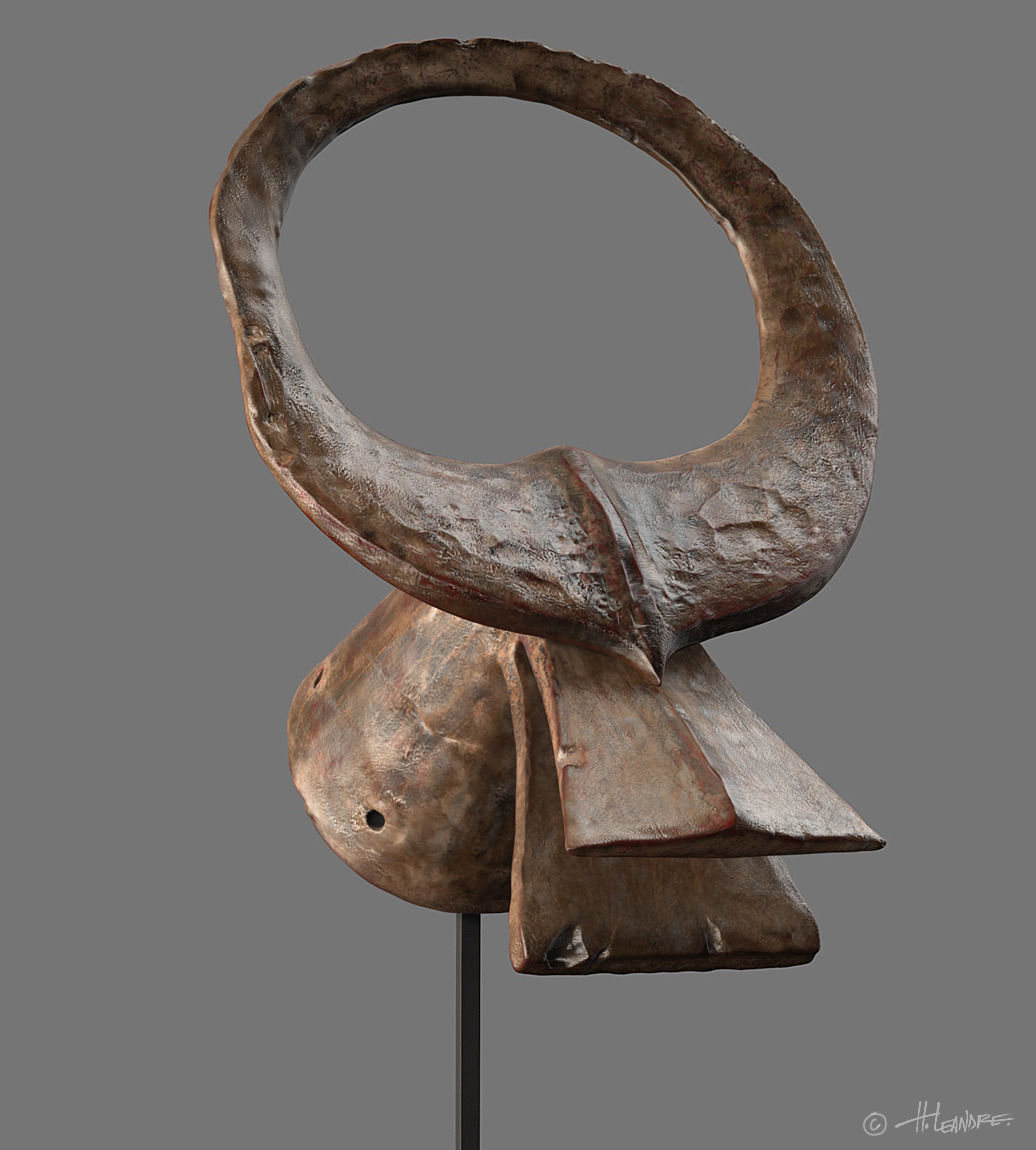 African Buffalo Mask - CGTrader.com