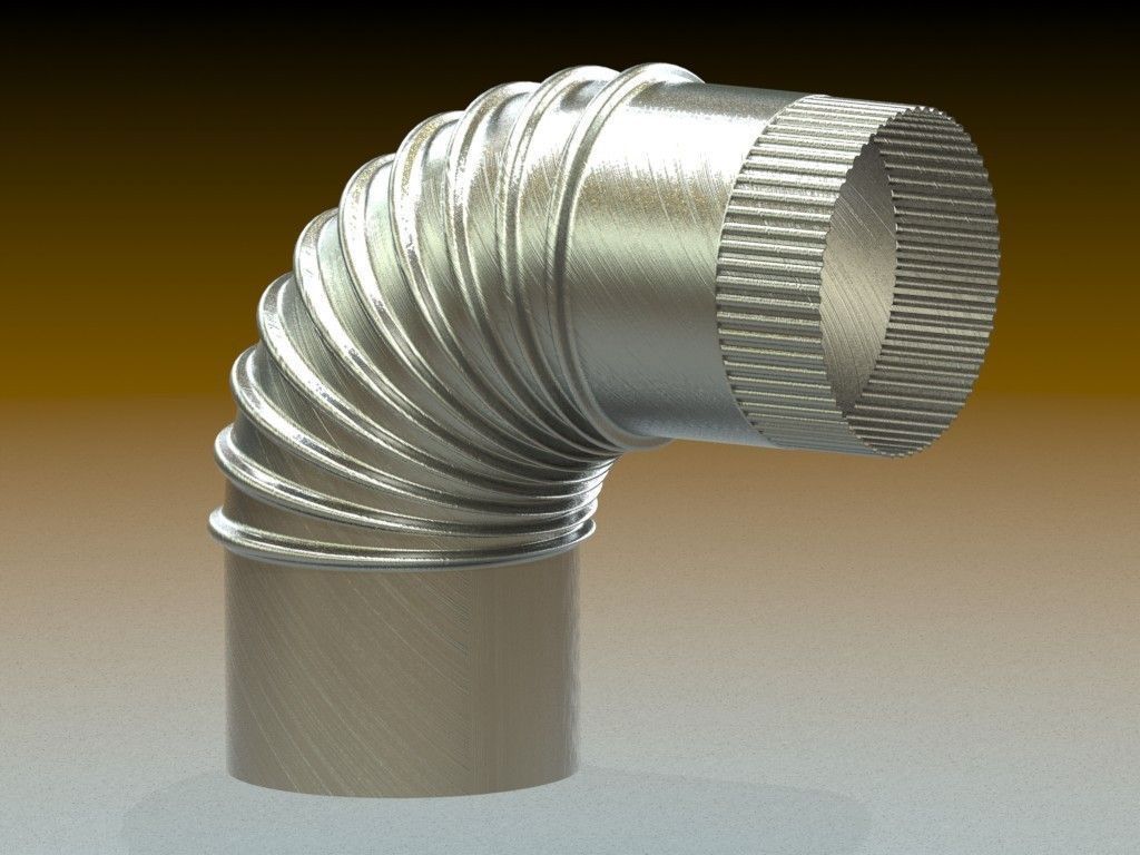 90 degree elbow free 3D model | CGTrader