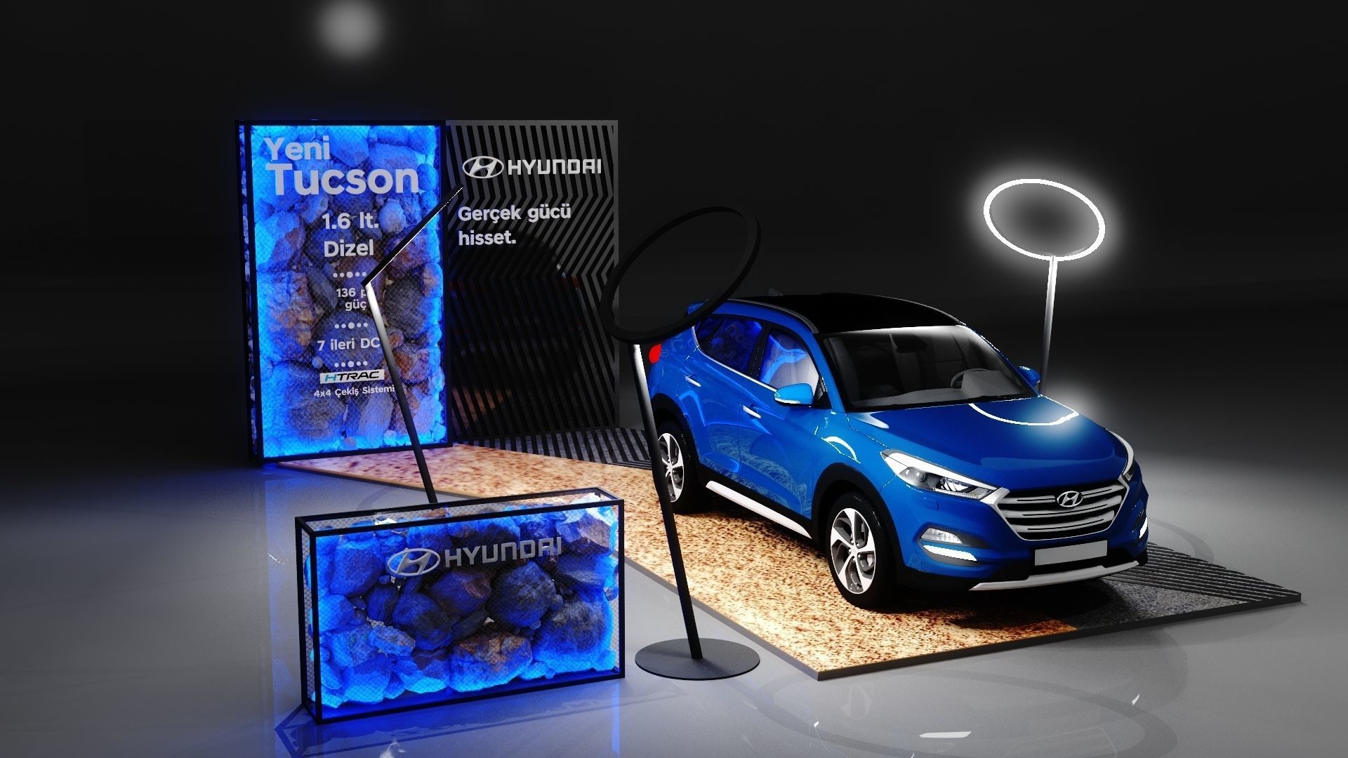 Car Display Stand for SUV 3D model | CGTrader