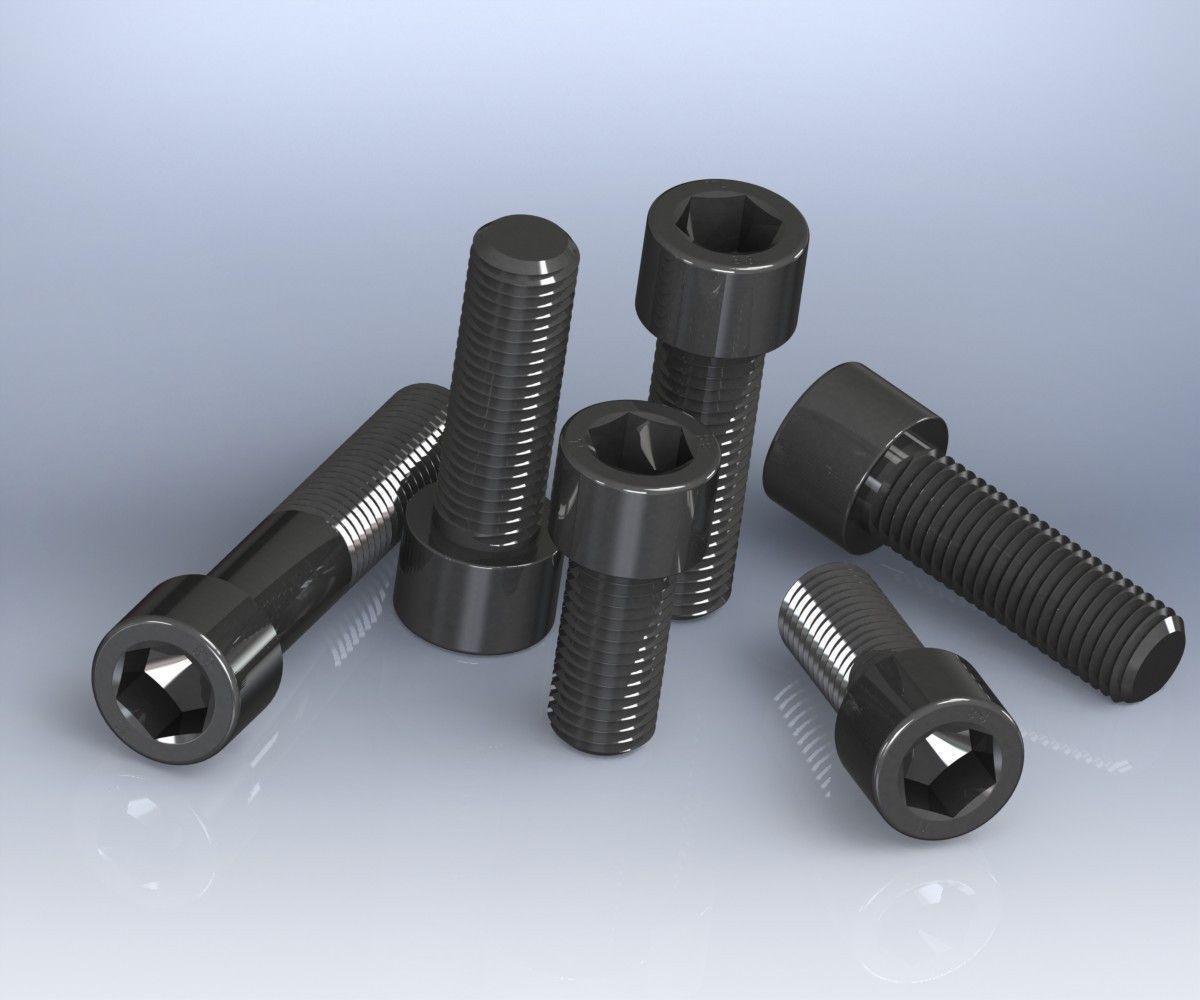 Allen screws free 3D model | CGTrader