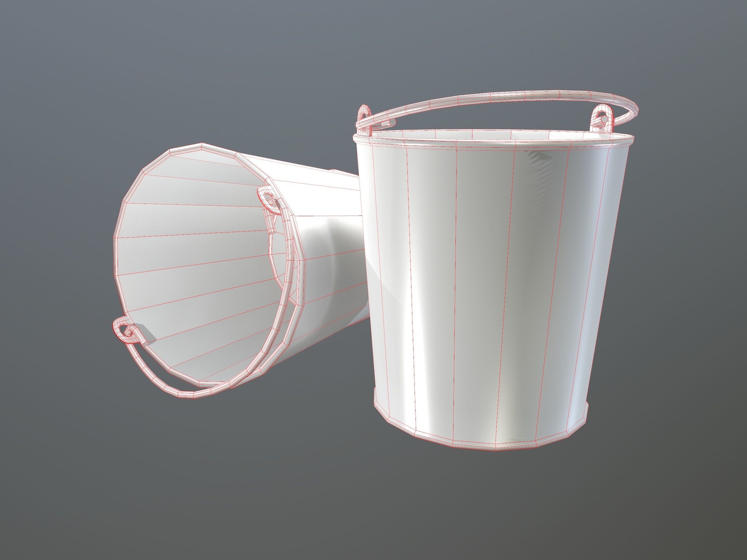 3D model Bucket Pack VR / AR / low-poly | CGTrader