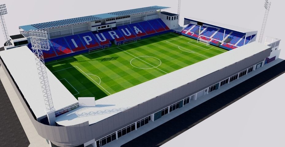 Ipurua Estadio - Eibar 3D model | CGTrader