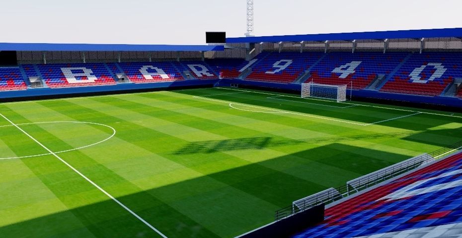 Ipurua Estadio - Eibar 3D model | CGTrader