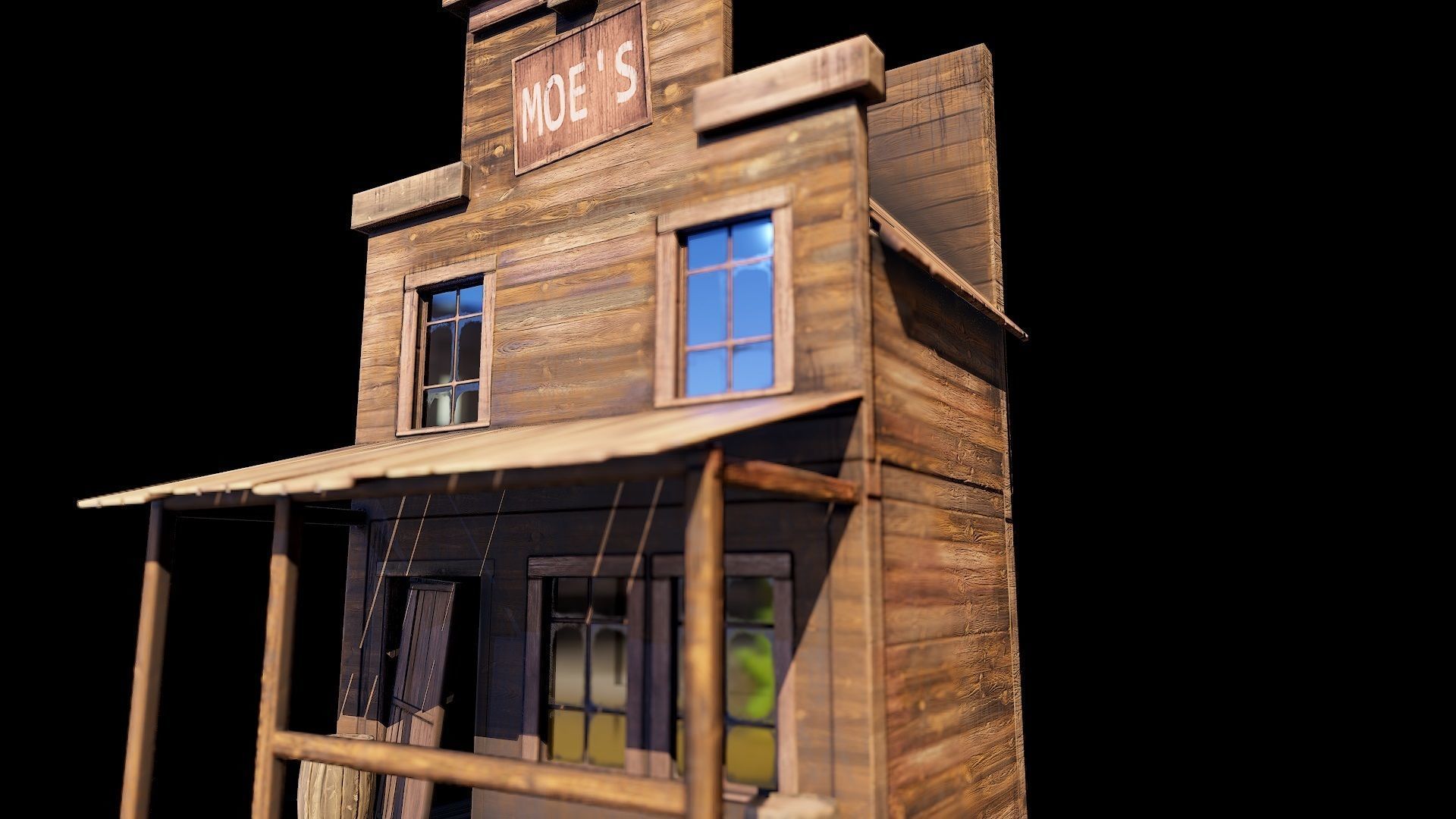 3D model tavern MOEs VR / AR / low-poly | CGTrader