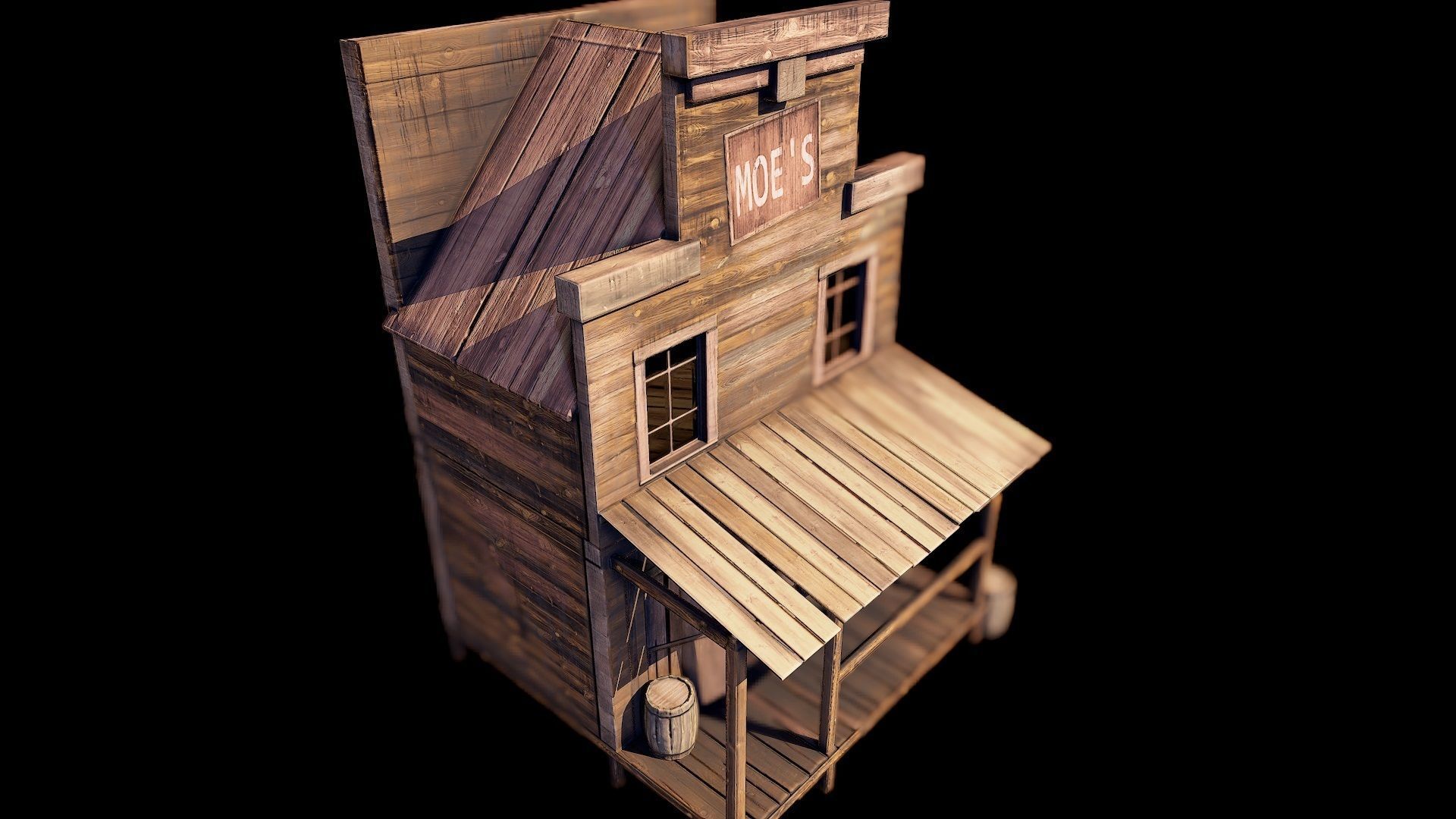 3D model tavern MOEs VR / AR / low-poly | CGTrader
