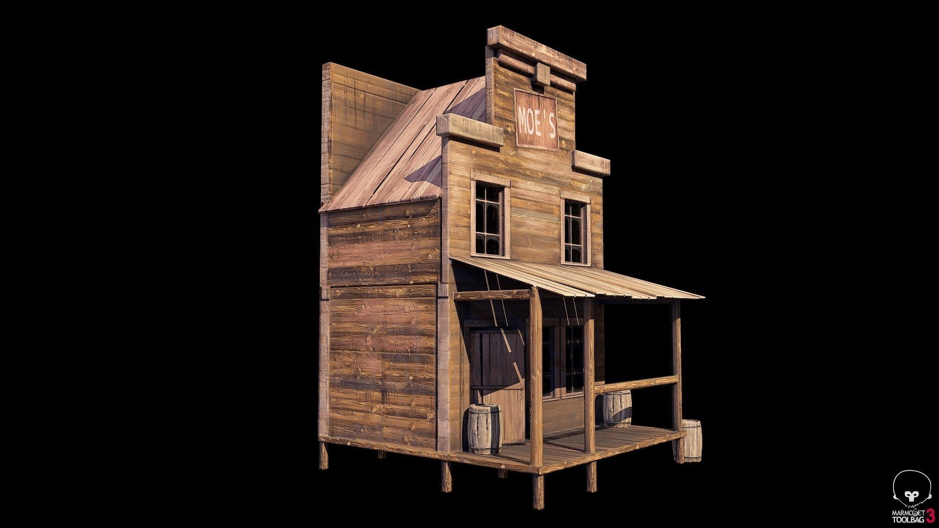 3D model tavern MOEs VR / AR / low-poly | CGTrader