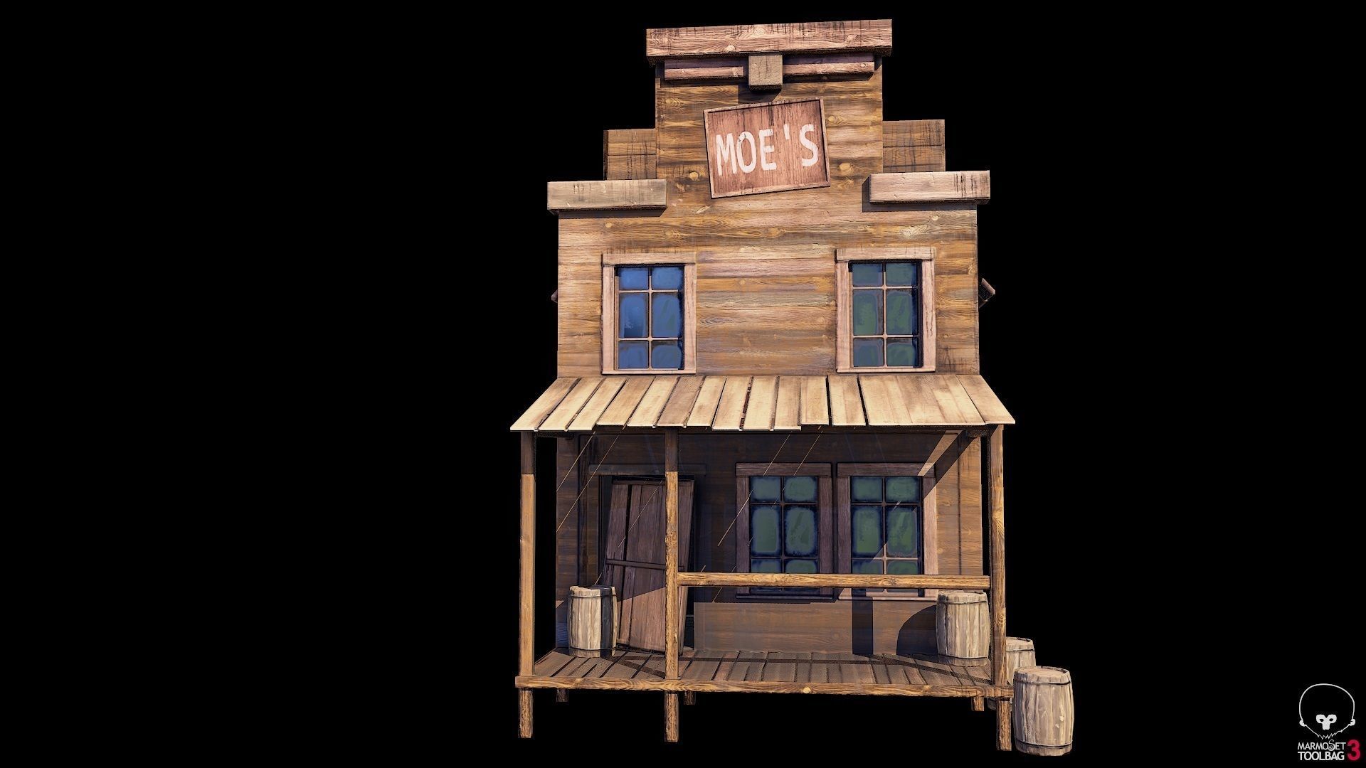 3D model tavern MOEs VR / AR / low-poly | CGTrader