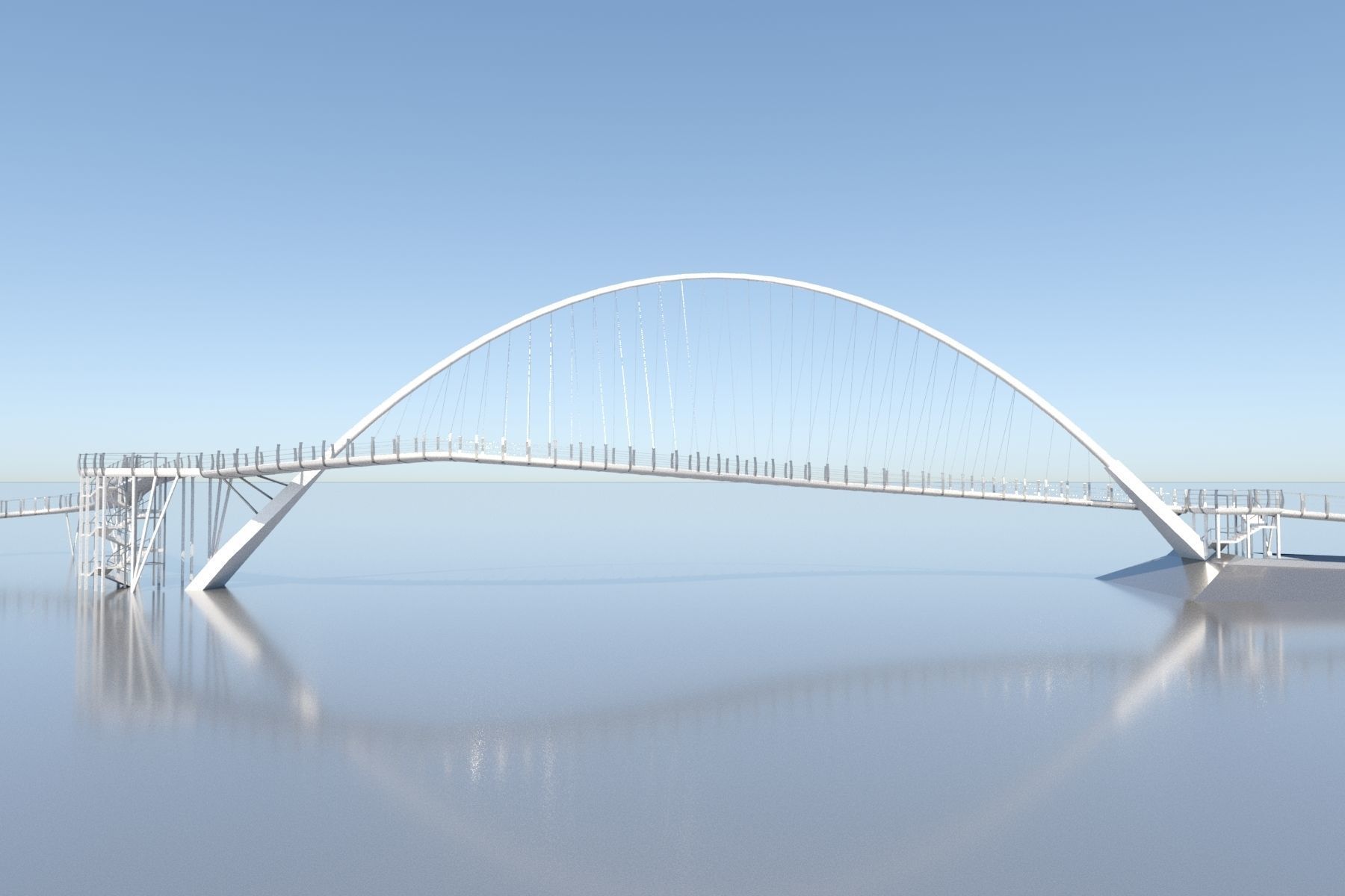 arch bridge 3d modell 3D model | CGTrader