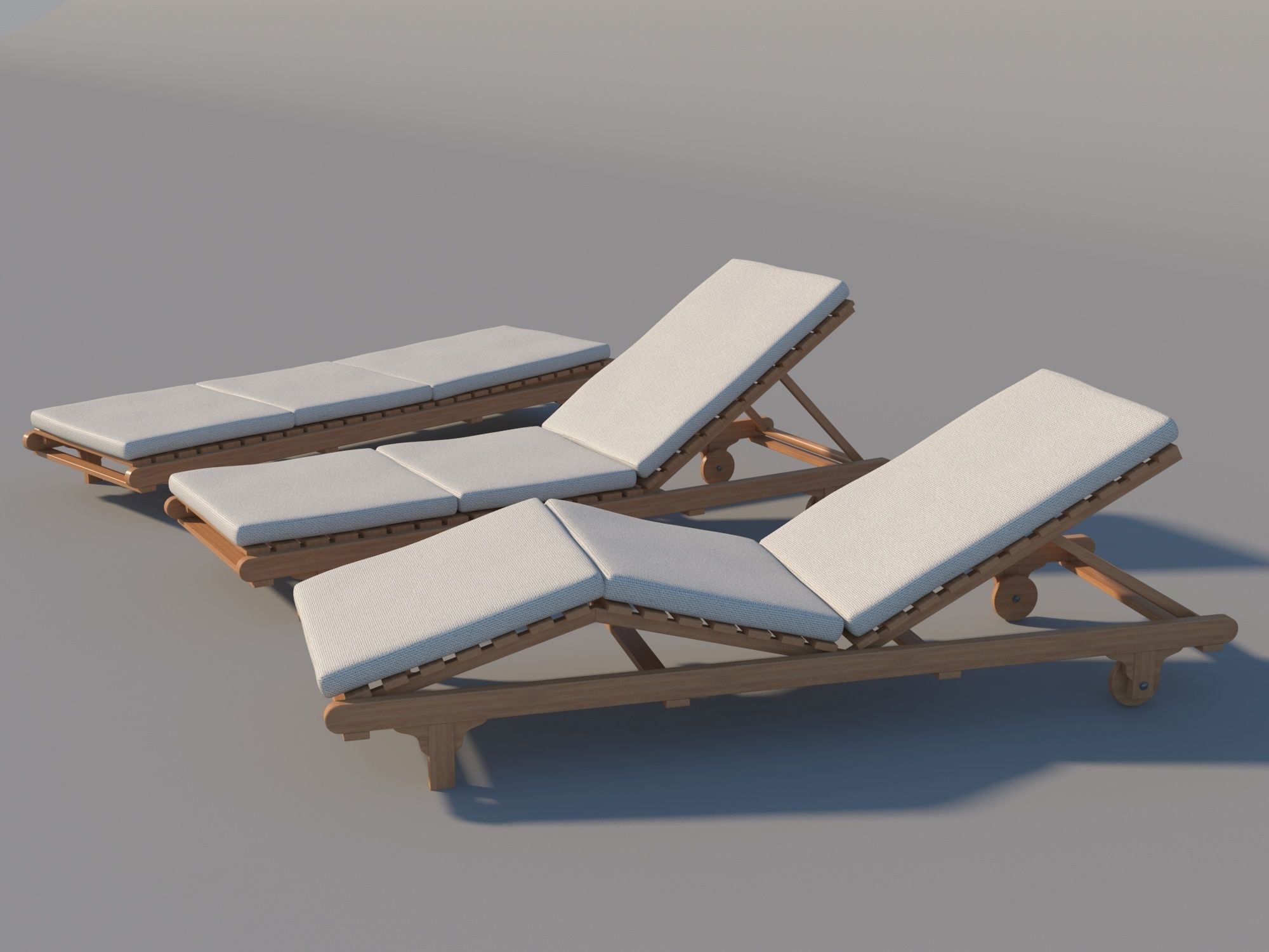 Chaise Lounge 3D model | CGTrader