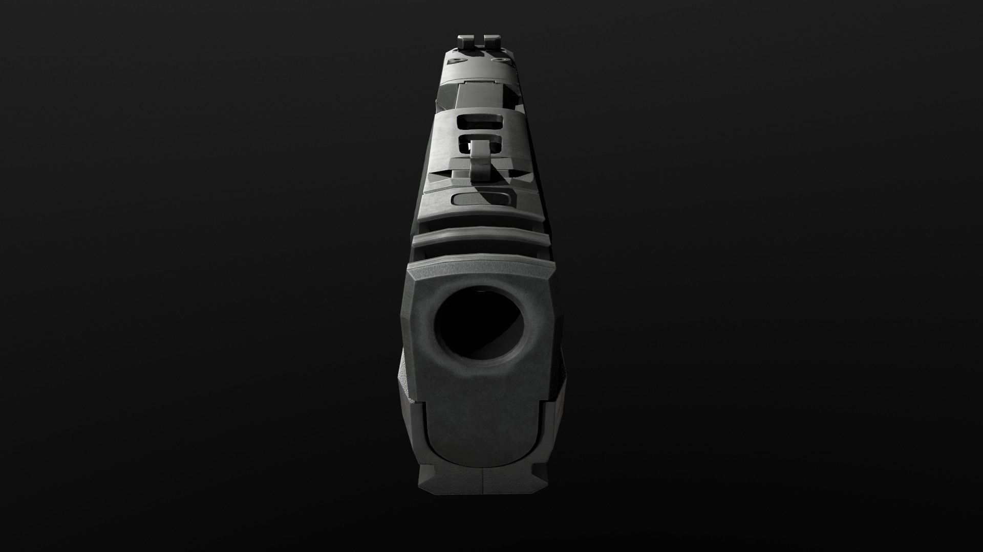 3D model Sig Sauer P320 Full Size Modular 9MM Handgun VR / AR / low ...
