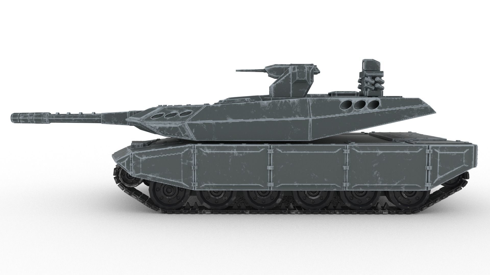 Main Battle Tank ALTAY-II 3D model | CGTrader