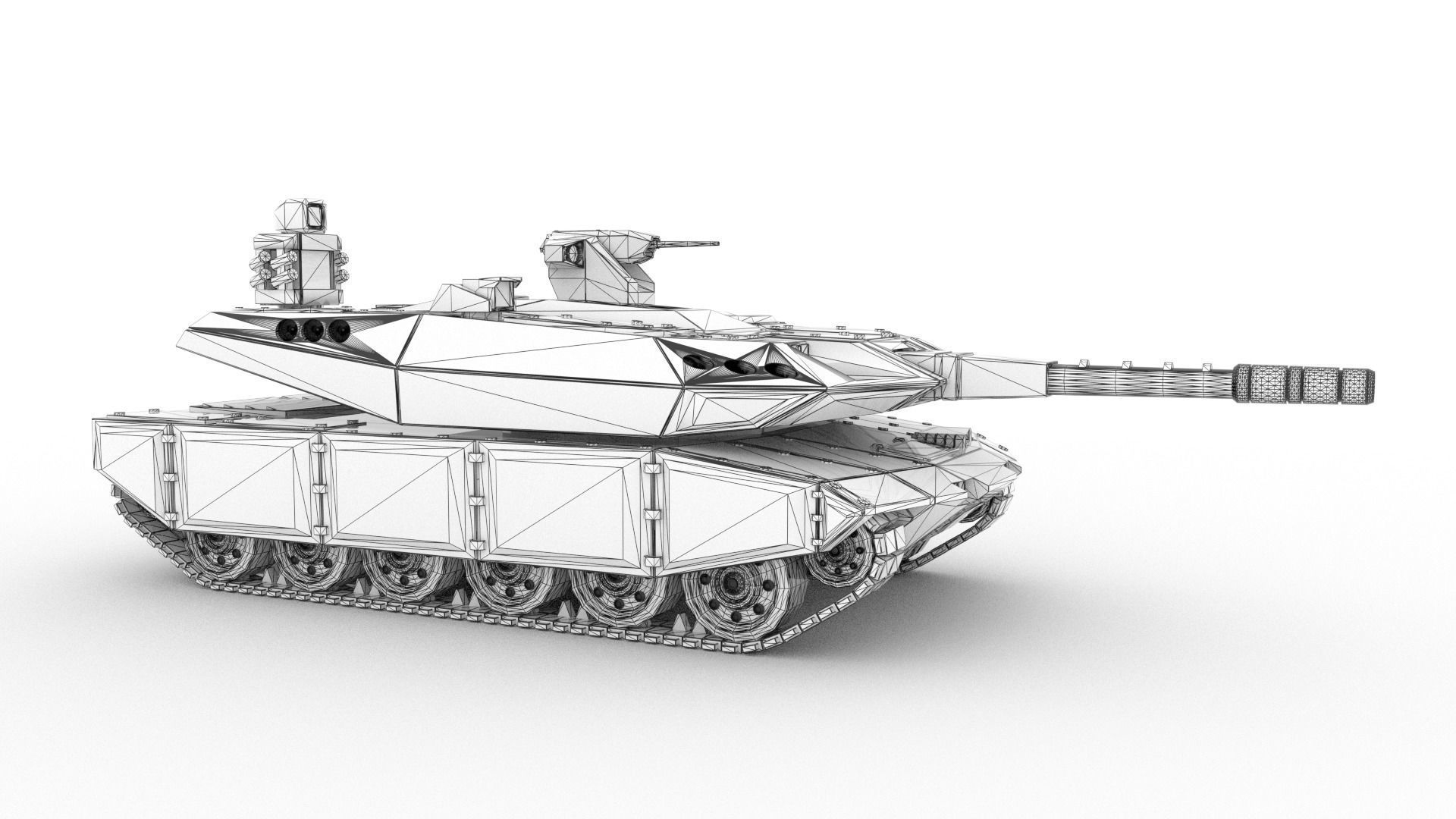 Main Battle Tank ALTAY-II 3D model | CGTrader