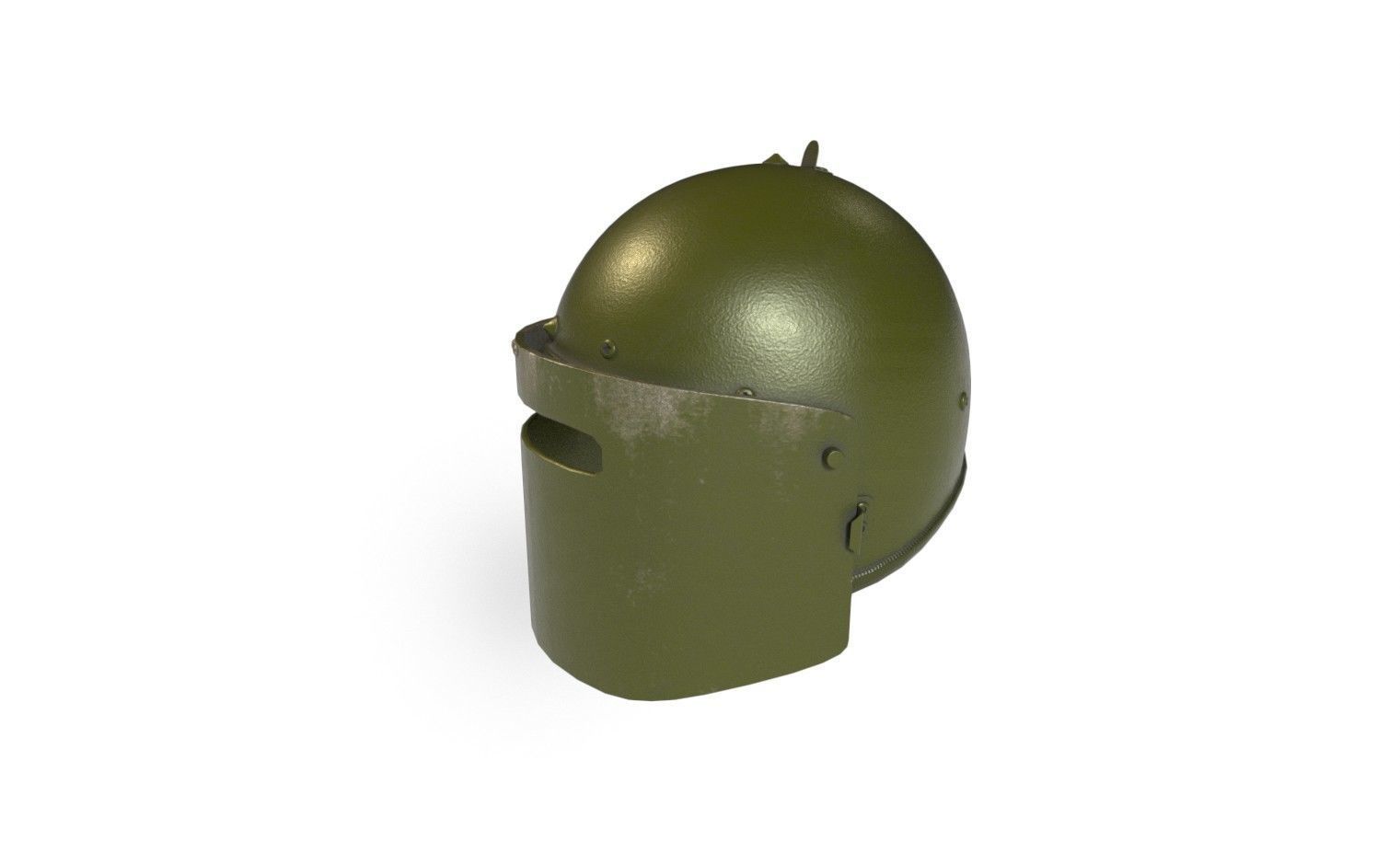 3D model Helmet Russian ZSH 1-2M with Mask-1 VR / AR / low-poly | CGTrader