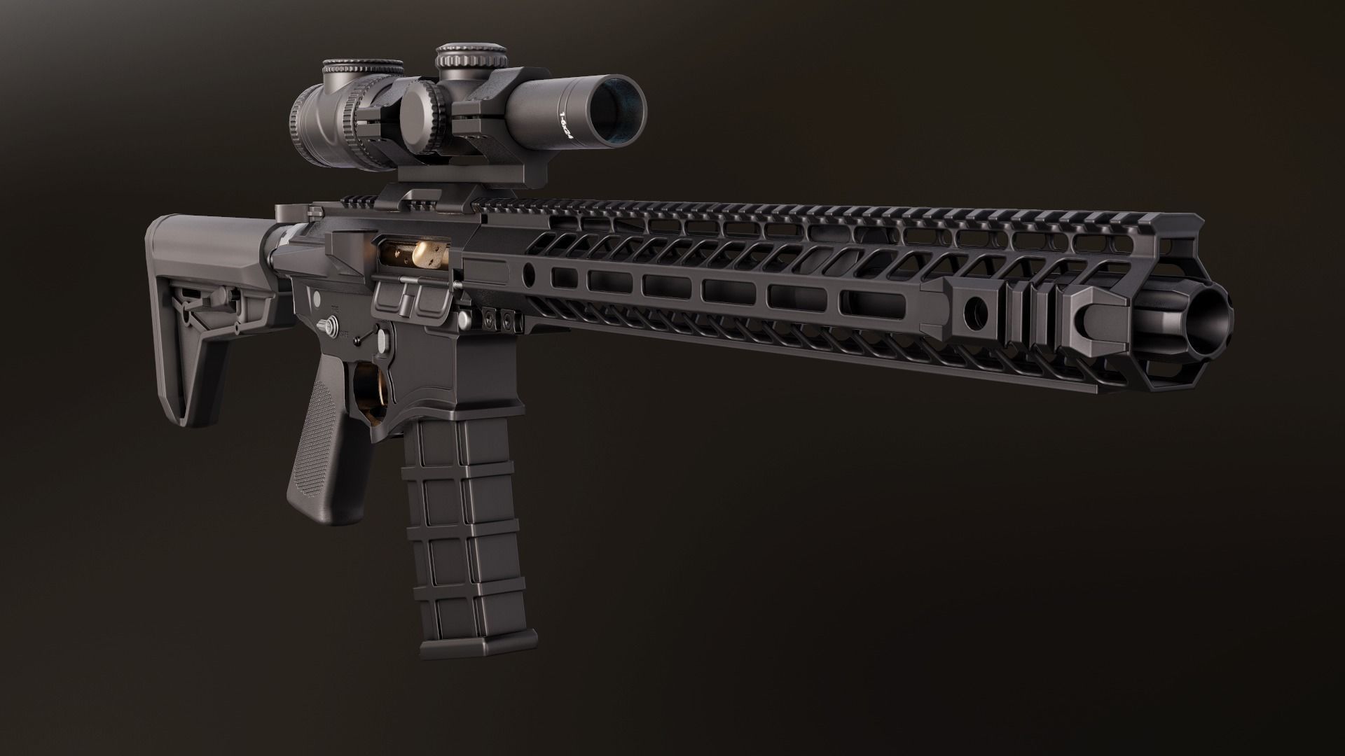 3D model Colt AR-15 VR / AR / low-poly | CGTrader