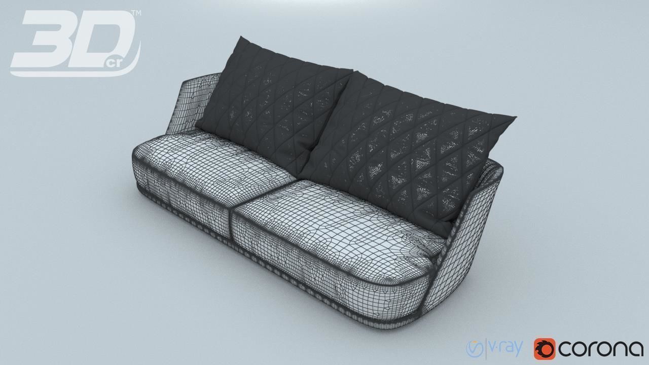 Pura Vida Sofa 3D model | CGTrader