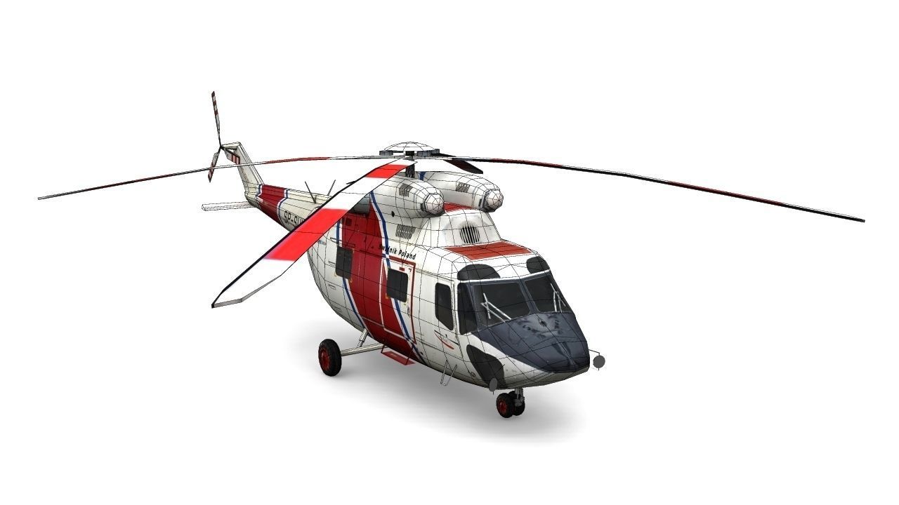 Sokol PZL W-3 3D Model Game ready .obj .fbx .ma .mb - CGTrader.com