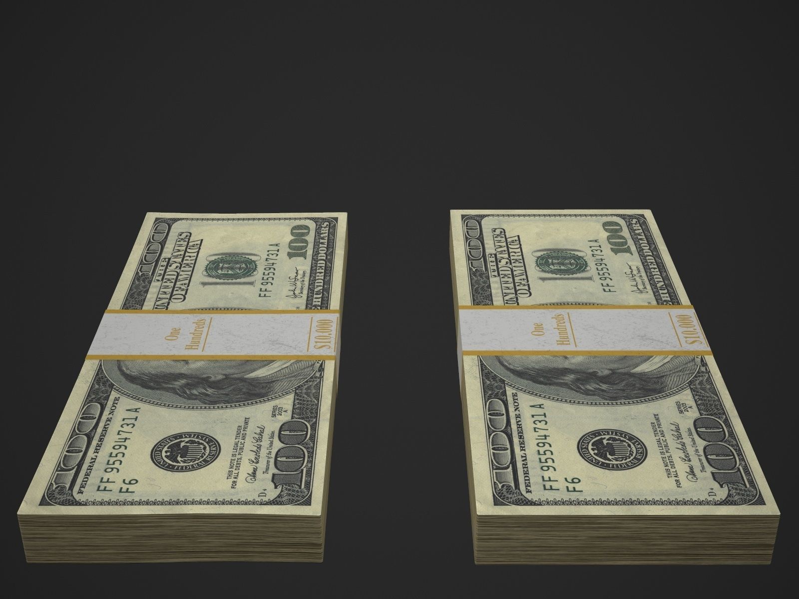 3D model Money Dollars VR / AR / low-poly | CGTrader
