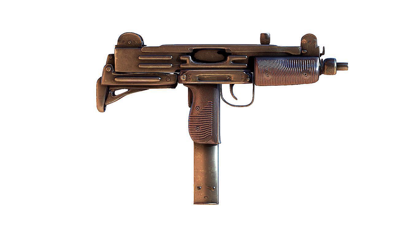 PBR Original UZI 9mm SMG PDW FIREARM 3D model | CGTrader