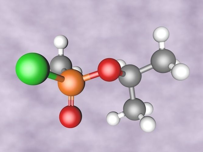 Collection of G-series nerve agents 3D model | CGTrader