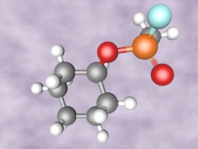 Collection of G-series nerve agents 3D model | CGTrader