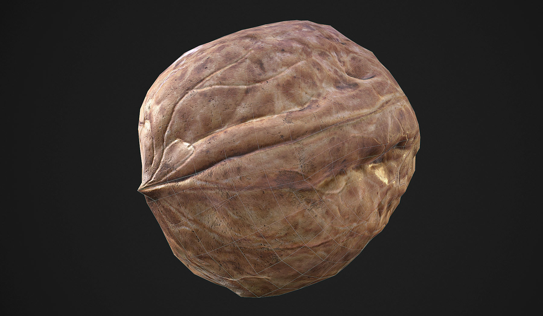 3D model Walnut Fruit - Nut Fruit - Photoscan VR / AR / low-poly | CGTrader