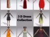 Stylish Designe 3D Dresses for Female Avatars 3D Model Pack | CGTrader
