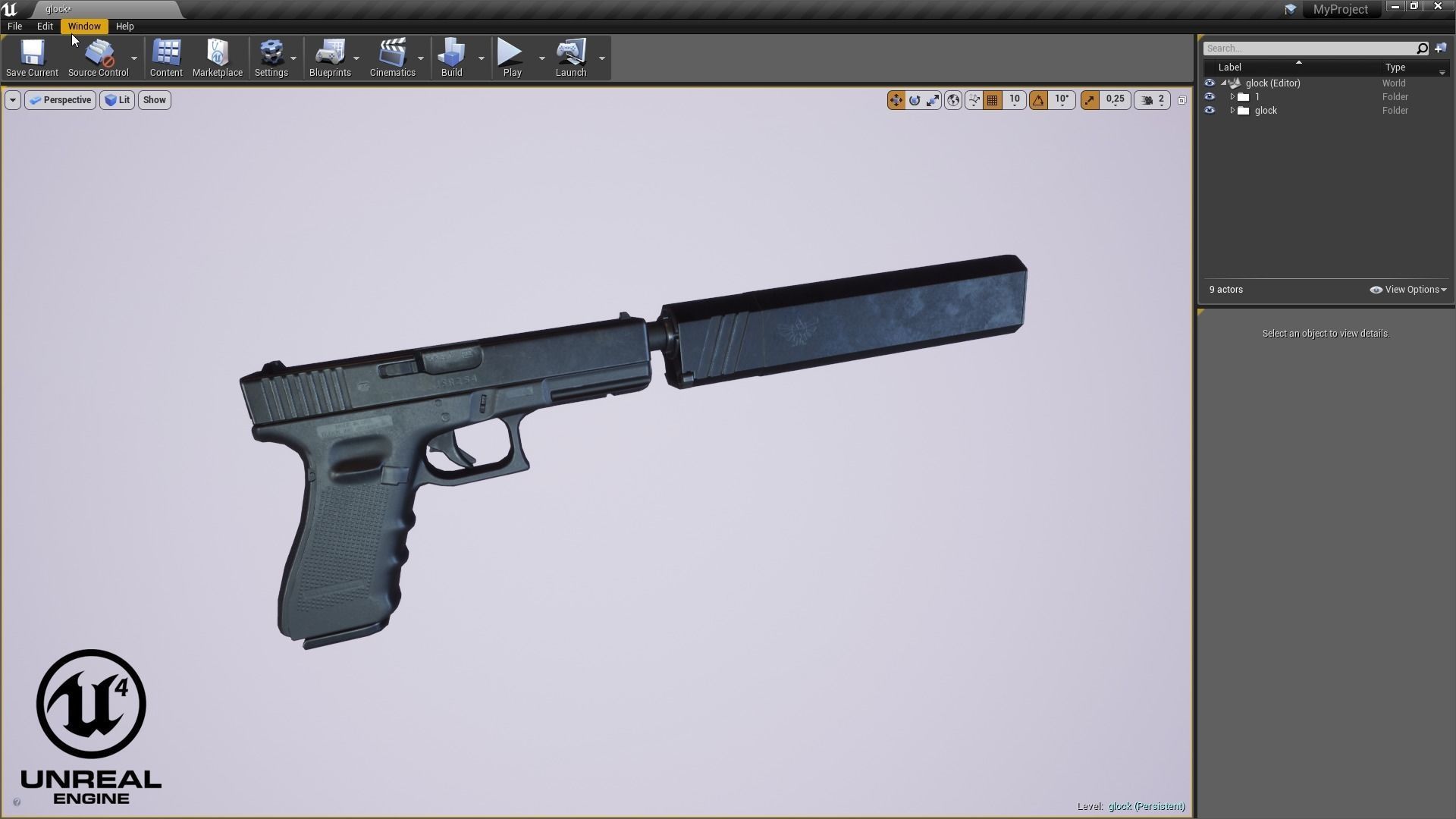 3D model Glock 17 - Model and Textures VR / AR / low-poly | CGTrader