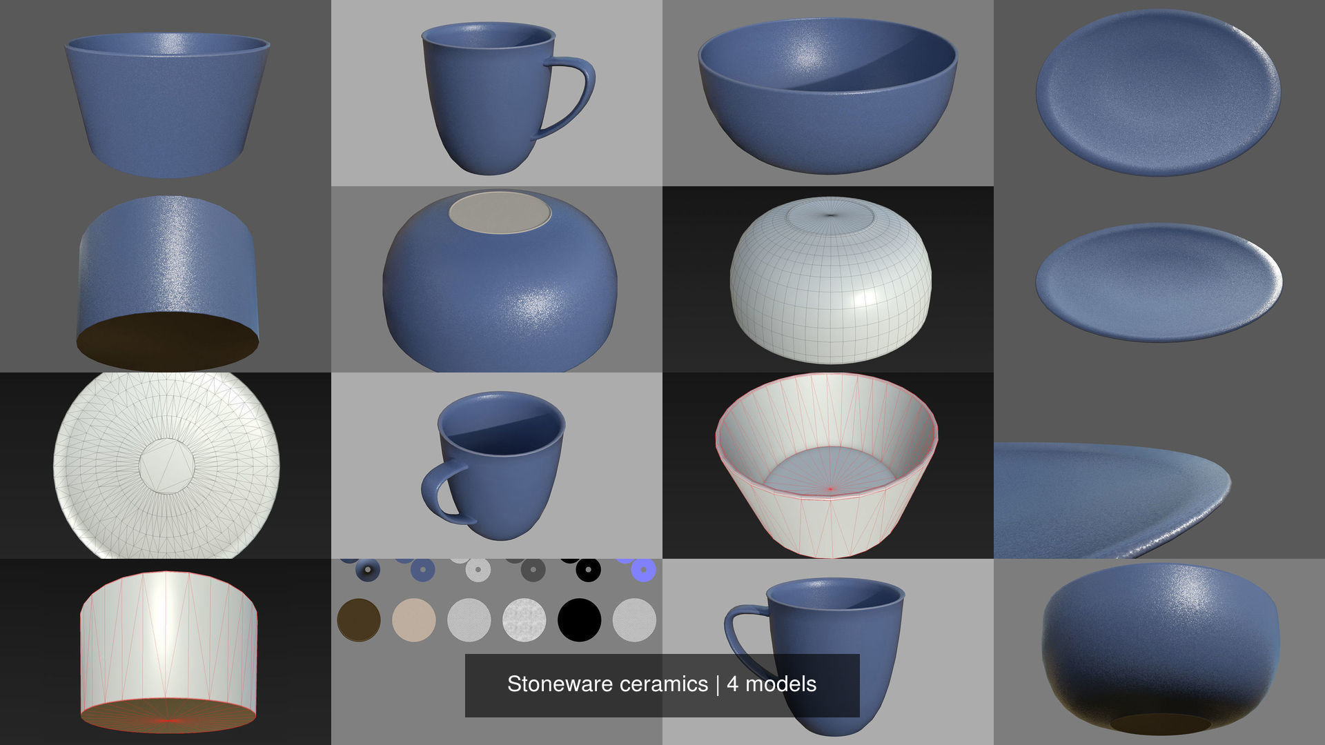 Stoneware ceramics 3D Model Collection | CGTrader