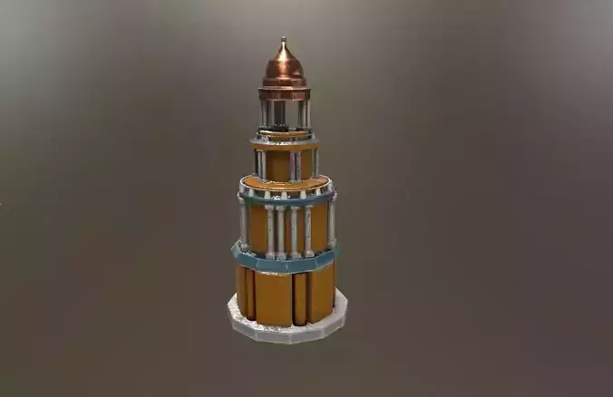 3D model Church ruins VR / AR / low-poly | CGTrader