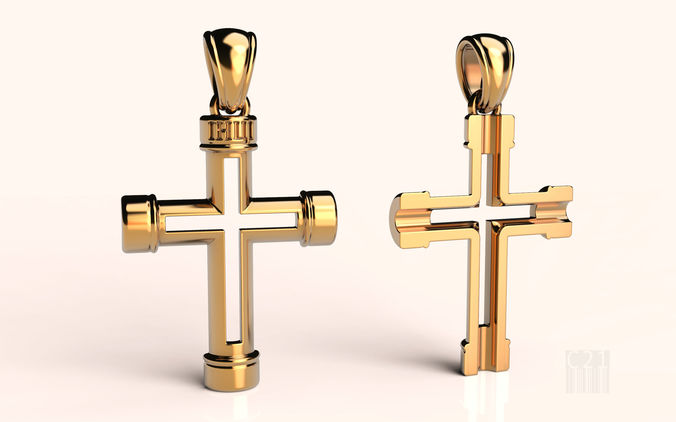 design cross 3D model 3D printable | CGTrader
