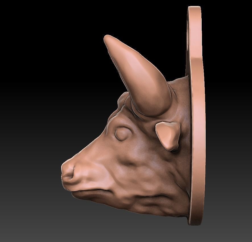 bull keychain free 3D model 3D printable | CGTrader