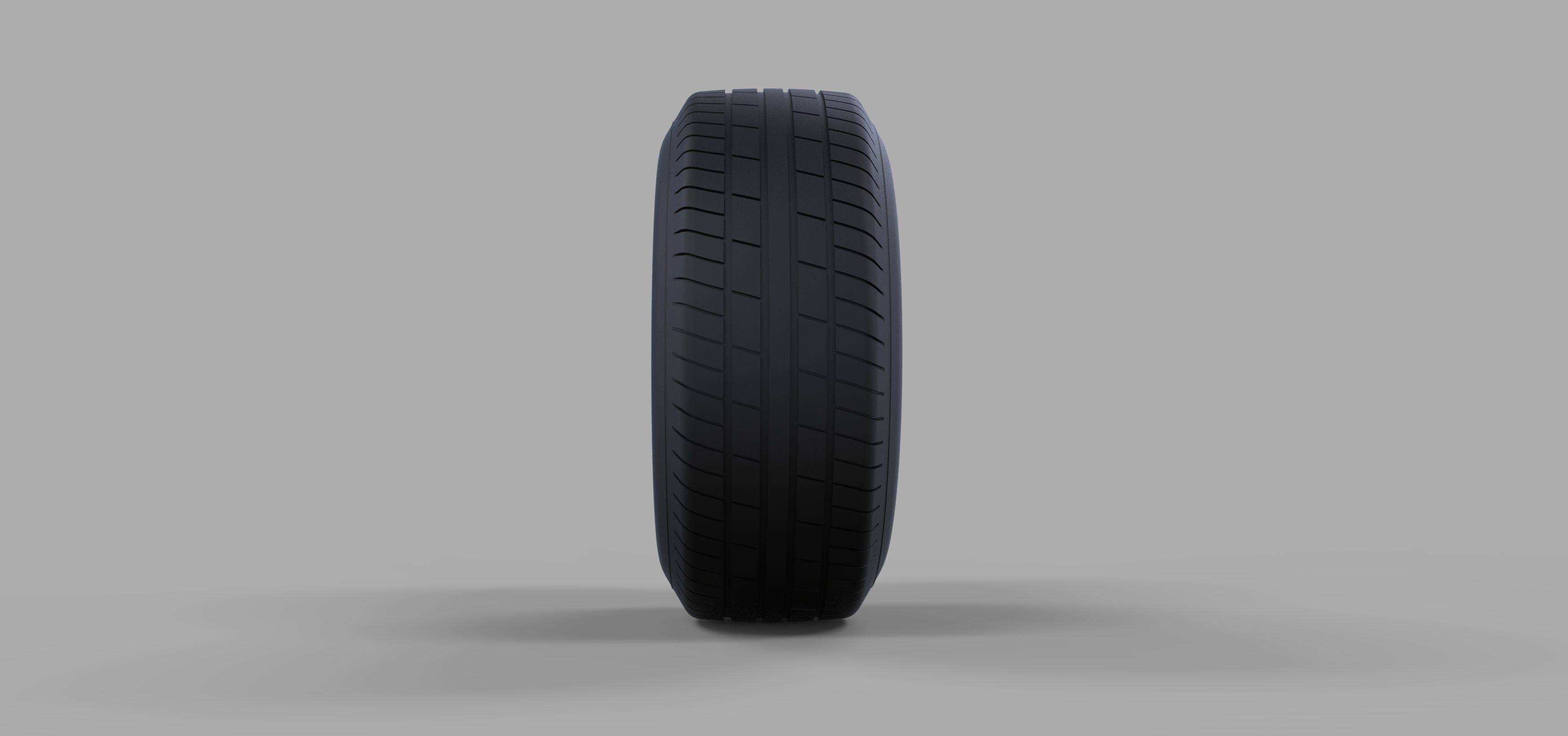 Wide car wheel 2 3D model | CGTrader
