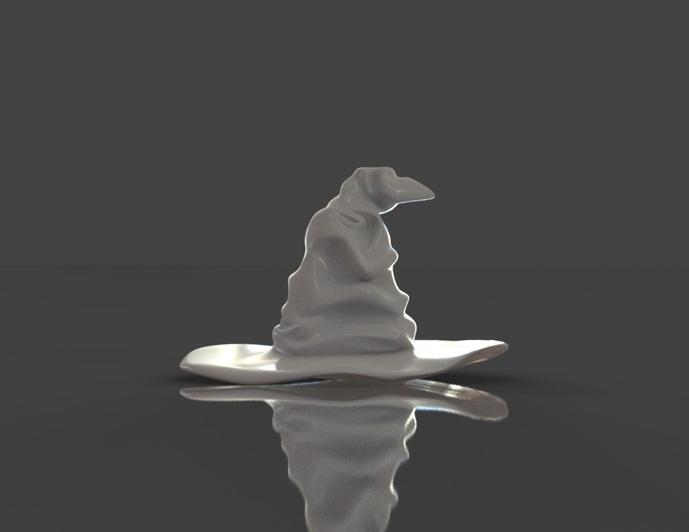 sorting hat 3D model 3D printable | CGTrader