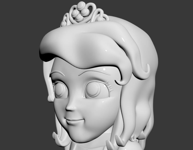 LITTLE PRINCESS 3D model 3D printable | CGTrader