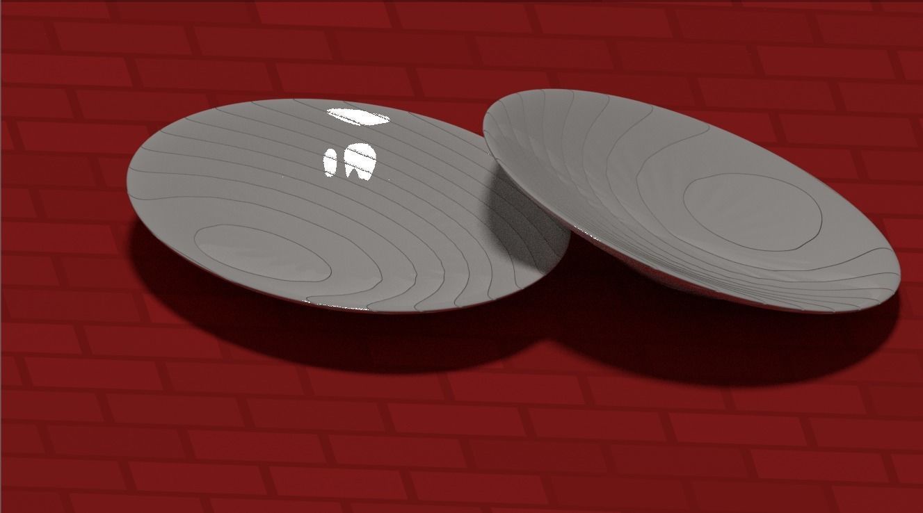 plates 3D model | CGTrader
