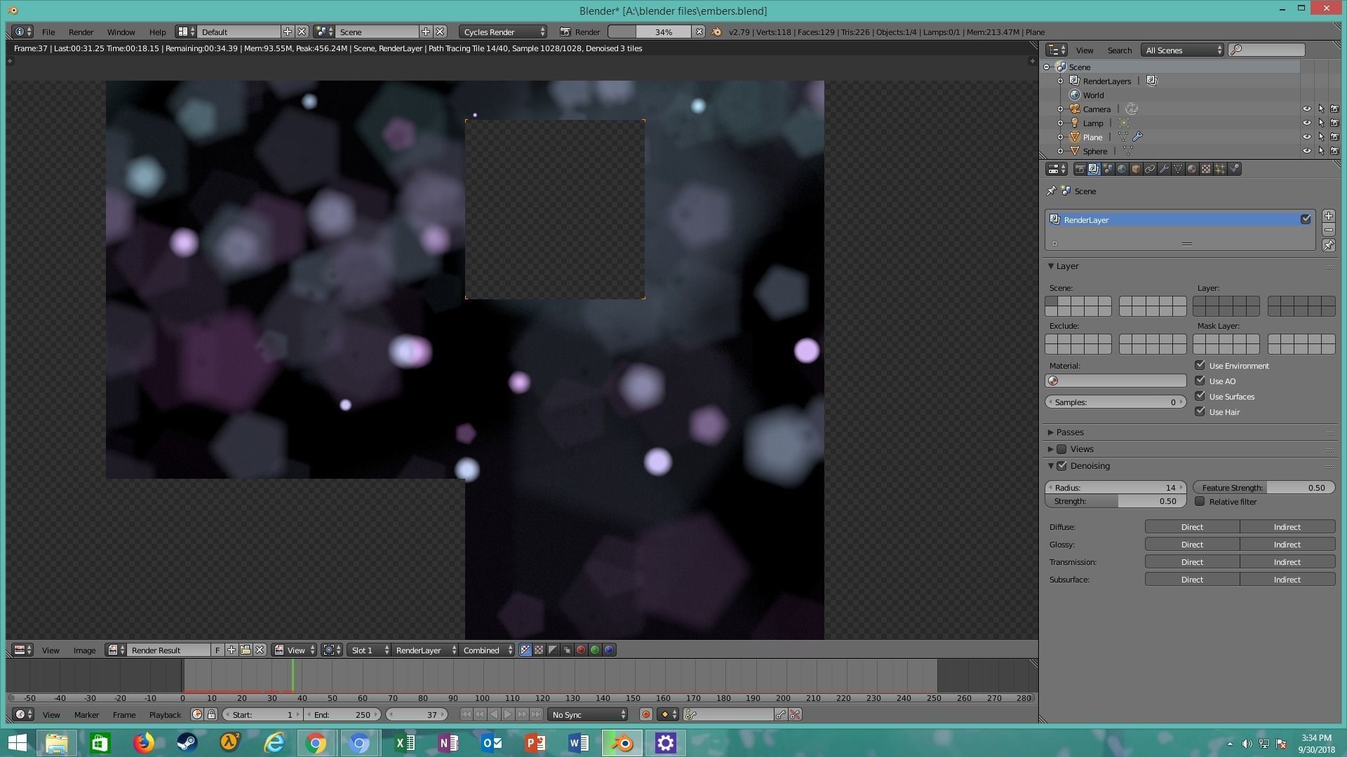 abstract particle effects 3D model | CGTrader