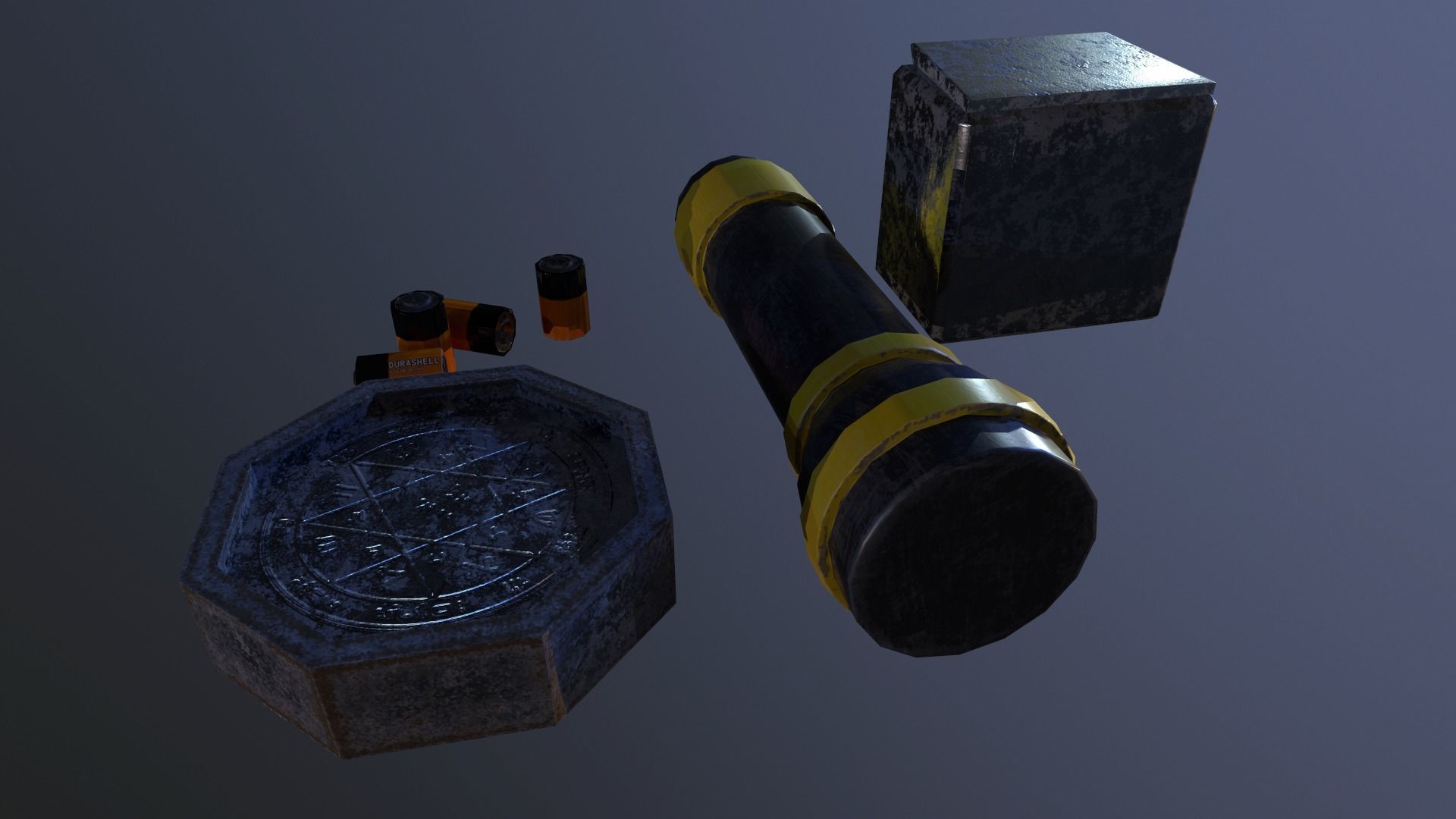 3D model Survival Horror Game Pack VR / AR / low-poly | CGTrader