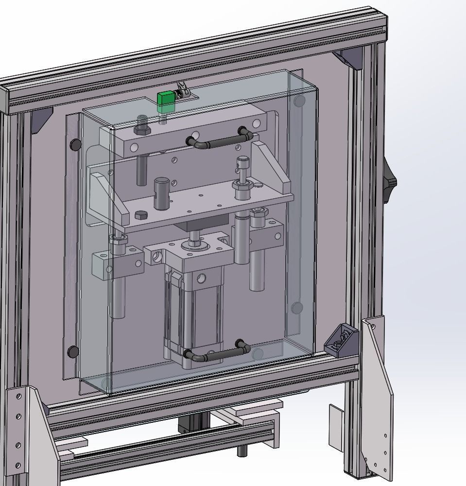 Tray loading mechanism 3D model animated | CGTrader