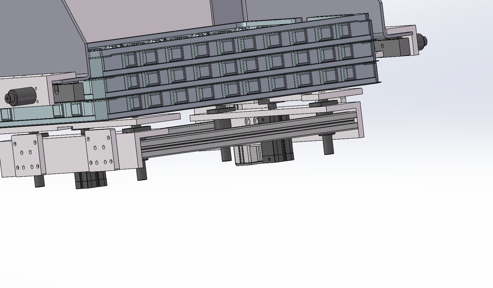 Tray loading mechanism 3D model animated | CGTrader