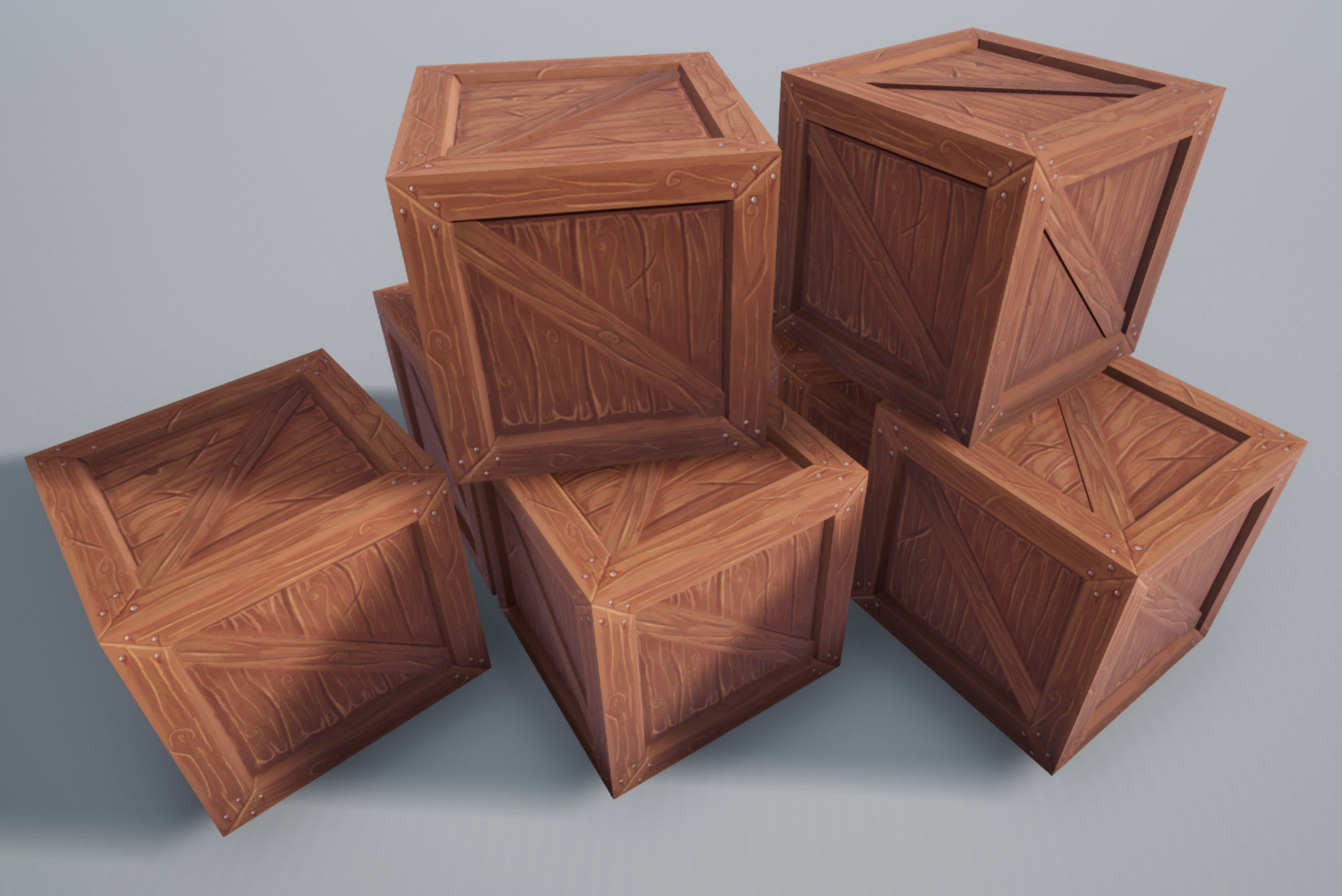 3D model Handpainted Props VR / AR / low-poly | CGTrader