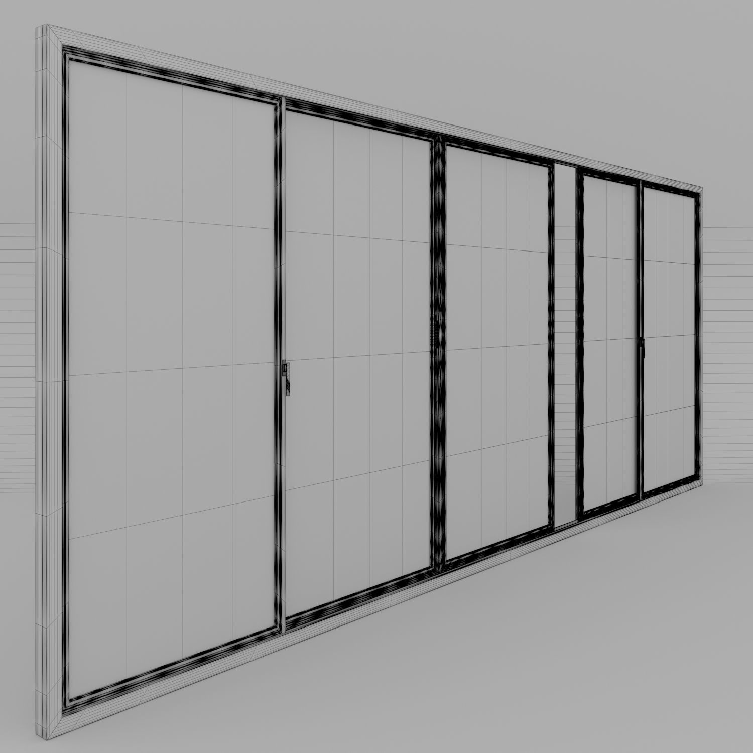 Sliding window 3D model | CGTrader