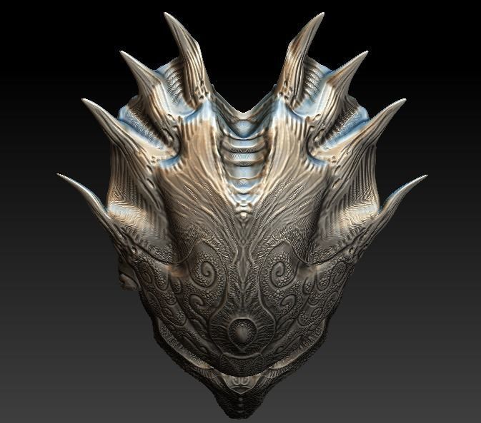 Valkyrie predator bio mask 3D model | CGTrader