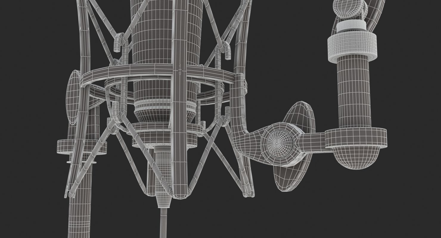 Studio Microphone and Stand 3D model | CGTrader