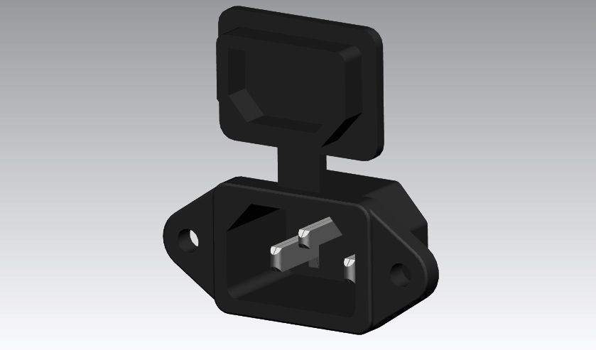 Power Socket free 3D model | CGTrader