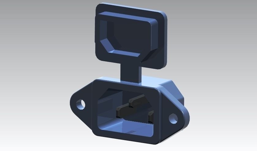 Power Socket free 3D model | CGTrader