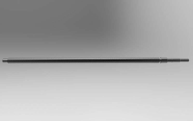 Lead Screw With Nut free 3D model | CGTrader