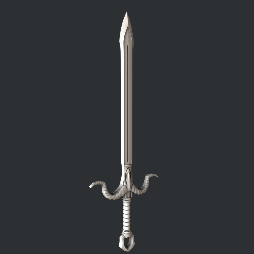 3d STL models for 3d printer sword 3D model 3D printable | CGTrader